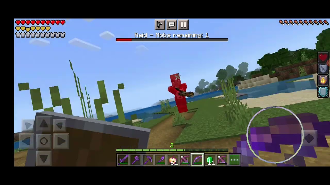 Minecraft Raid - YouTube