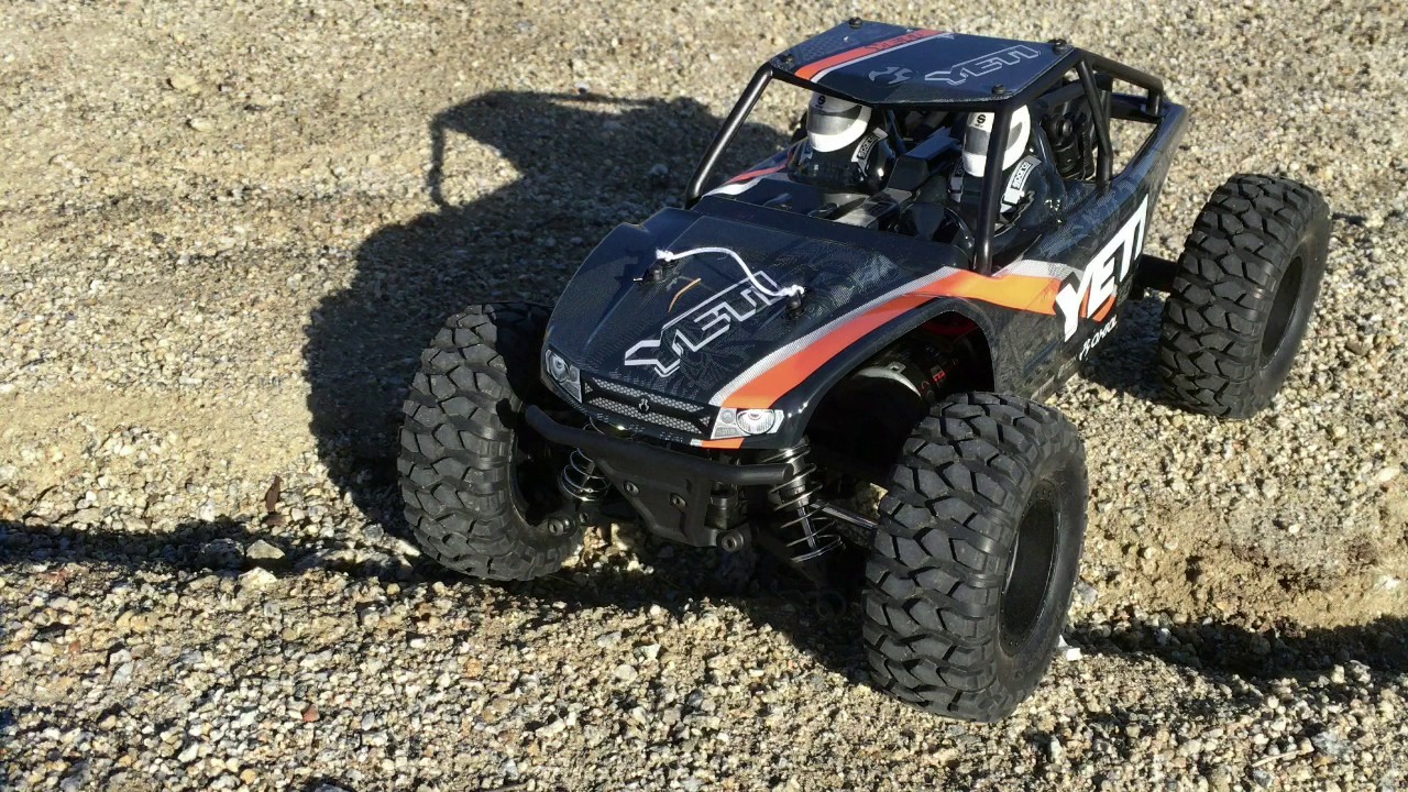 Axial Yeti Jr. First Run - 1/18th Scale Rock Racer - YouTube