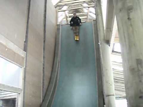 Drop slide at Wildwood - YouTube