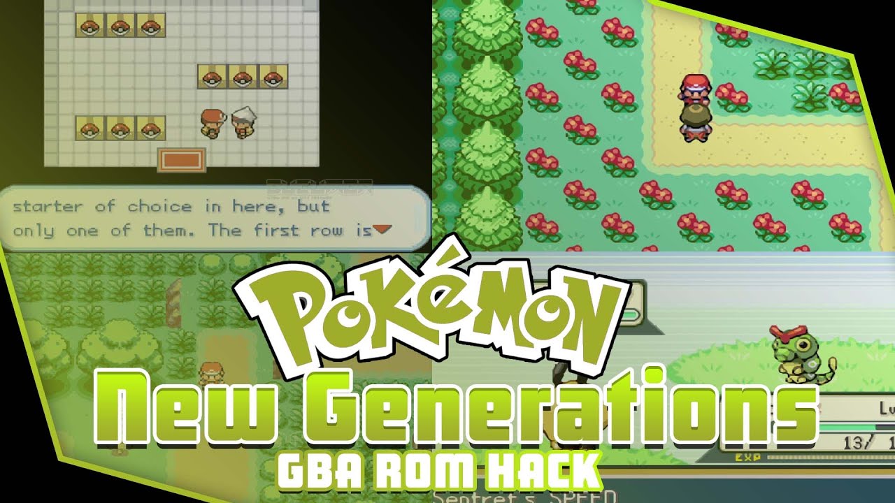 [Updated] Completed Pokemon GBA ROM HACK With 12 Starters, Increased ...