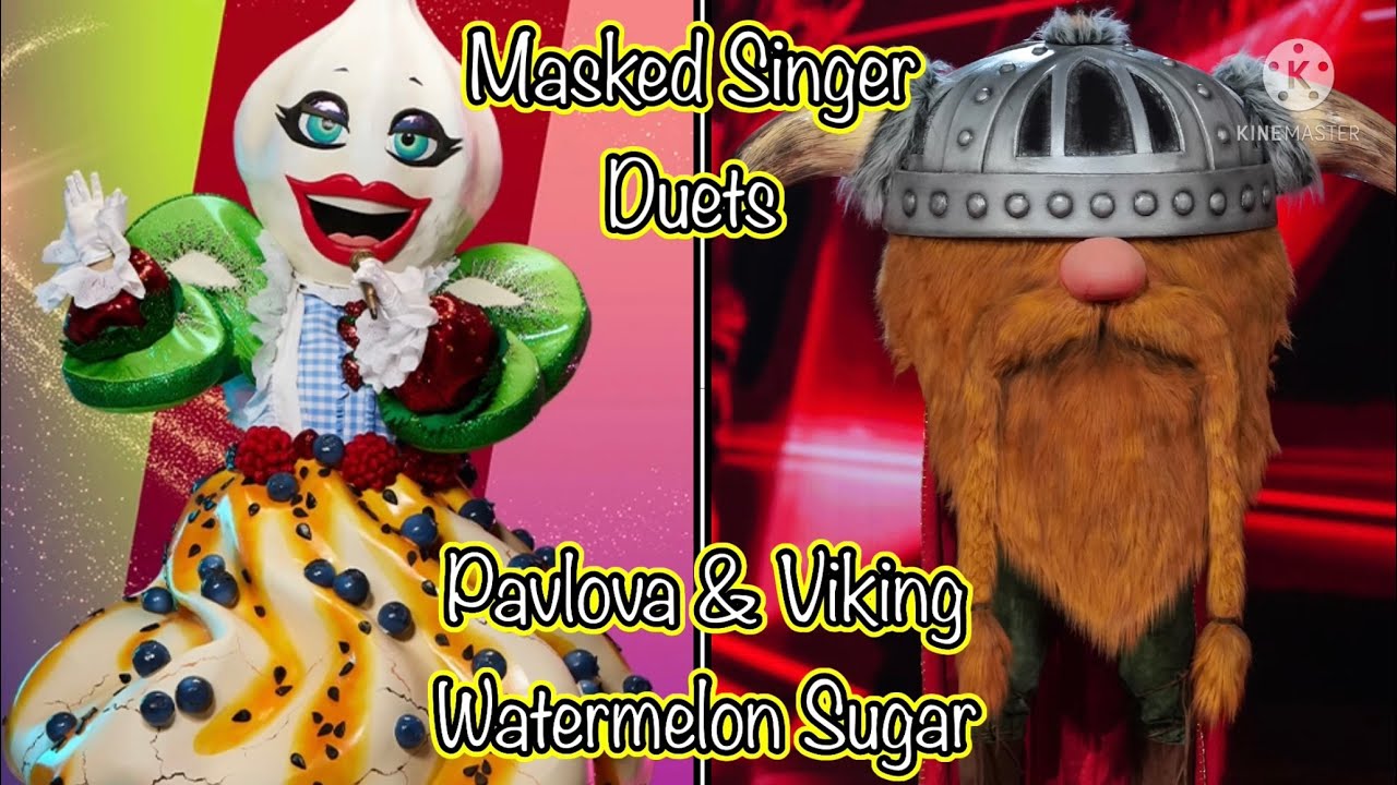 Masked Singer Duets | Pavlova & Viking | Watermelon Sugar by Harry ...