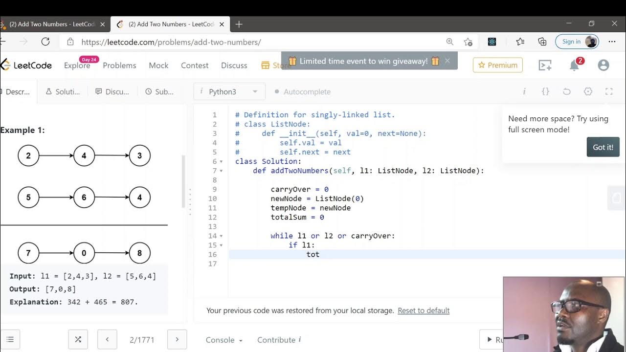 Python Programming: Add Two Numbers - YouTube
