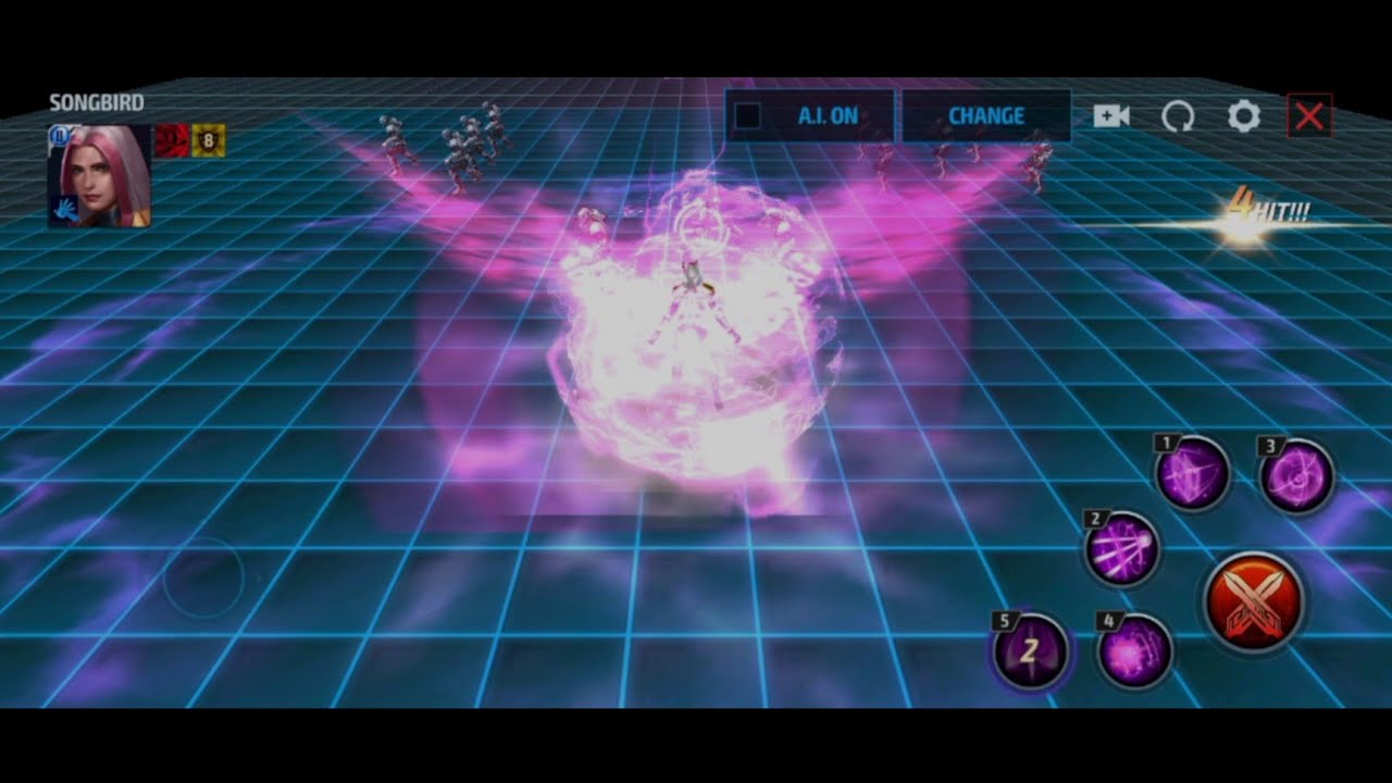 Songbird in New Avengers suit skills preview | Marvel Future Fight ...