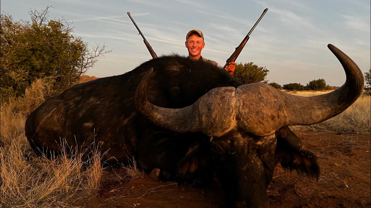 Hunting Cape Buffalo (Dagga boy) with Thomas Wolkmann (CEO of HEYM ...