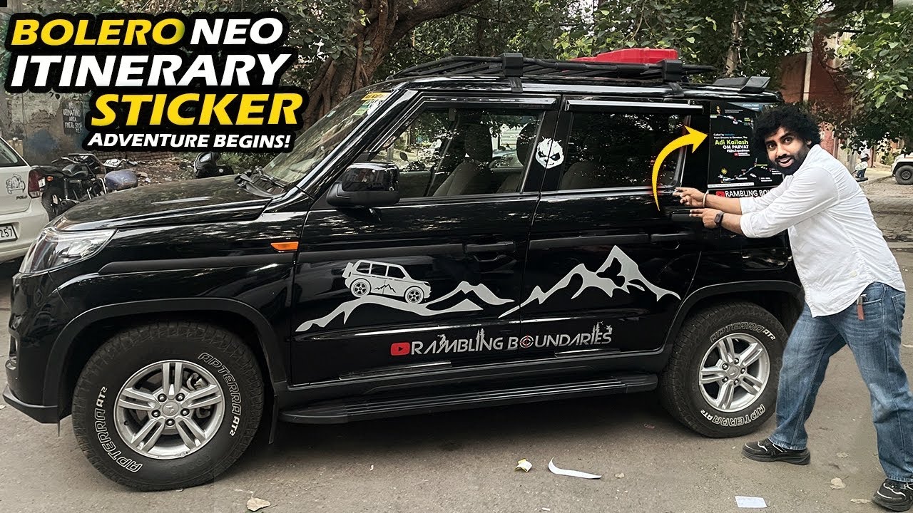 New Itinerary Sticker on My Bolero Neo | Trip Ready & Excitement Level ...