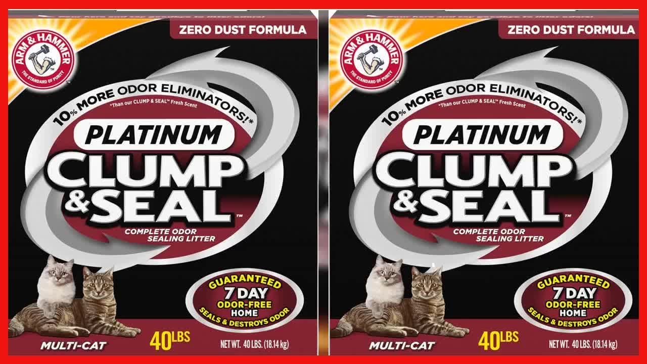 Arm Hammer Clump Seal Platinum Cat Litter