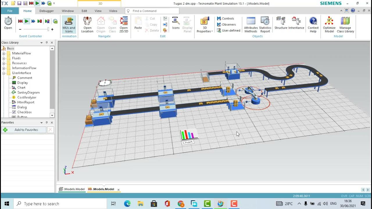 Technomatix Plant Simulation (2) - YouTube