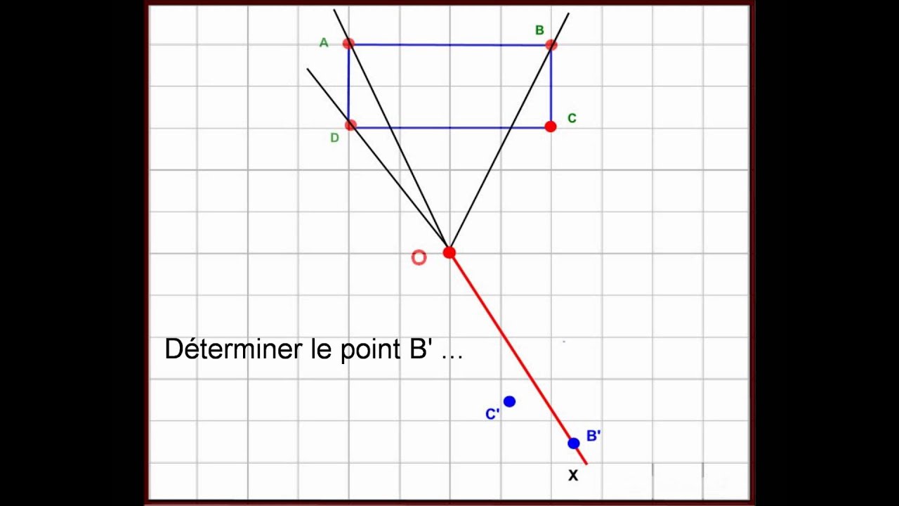 Savoir tracer une rotation niveau 2 - YouTube