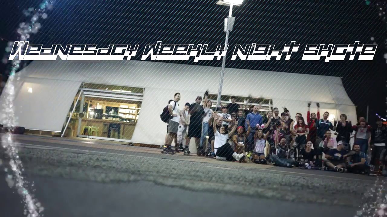 Melbourne Freeride Wednesday Night Skate - YouTube