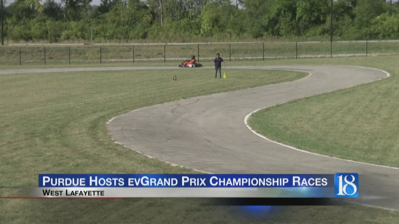 Purdue hosts EV Grand Prix championship races - YouTube