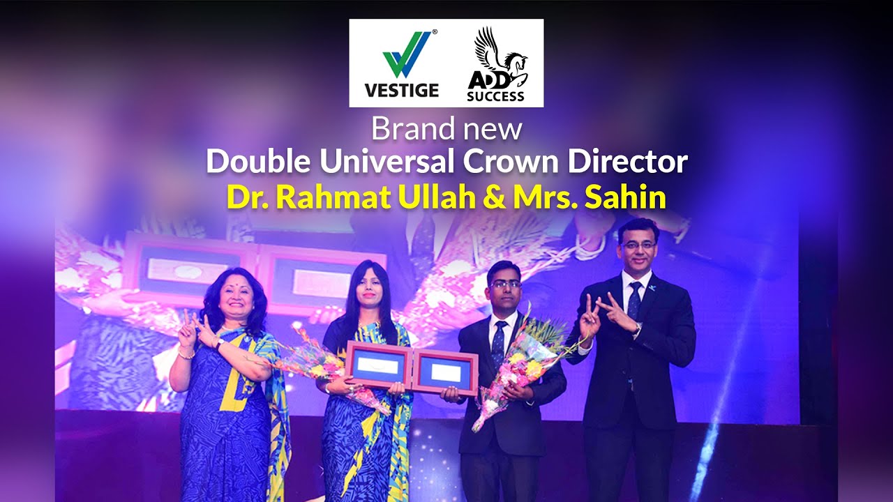 Double Universal Crown Director | Network Marketing Tips | Vestige ...
