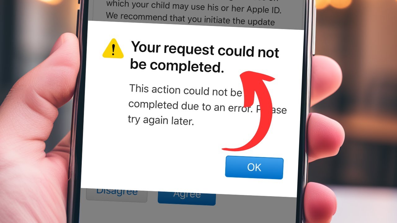 Your request could not be completed at this time Apple ID | iPhone iPad ...