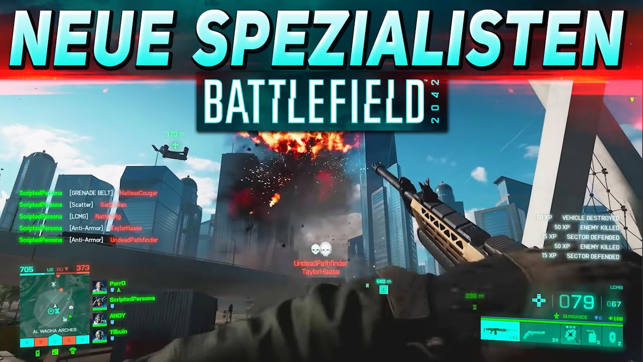 NEUES Battlefield 2042 Gameplay zeigt Spezialisten Details - YouTube