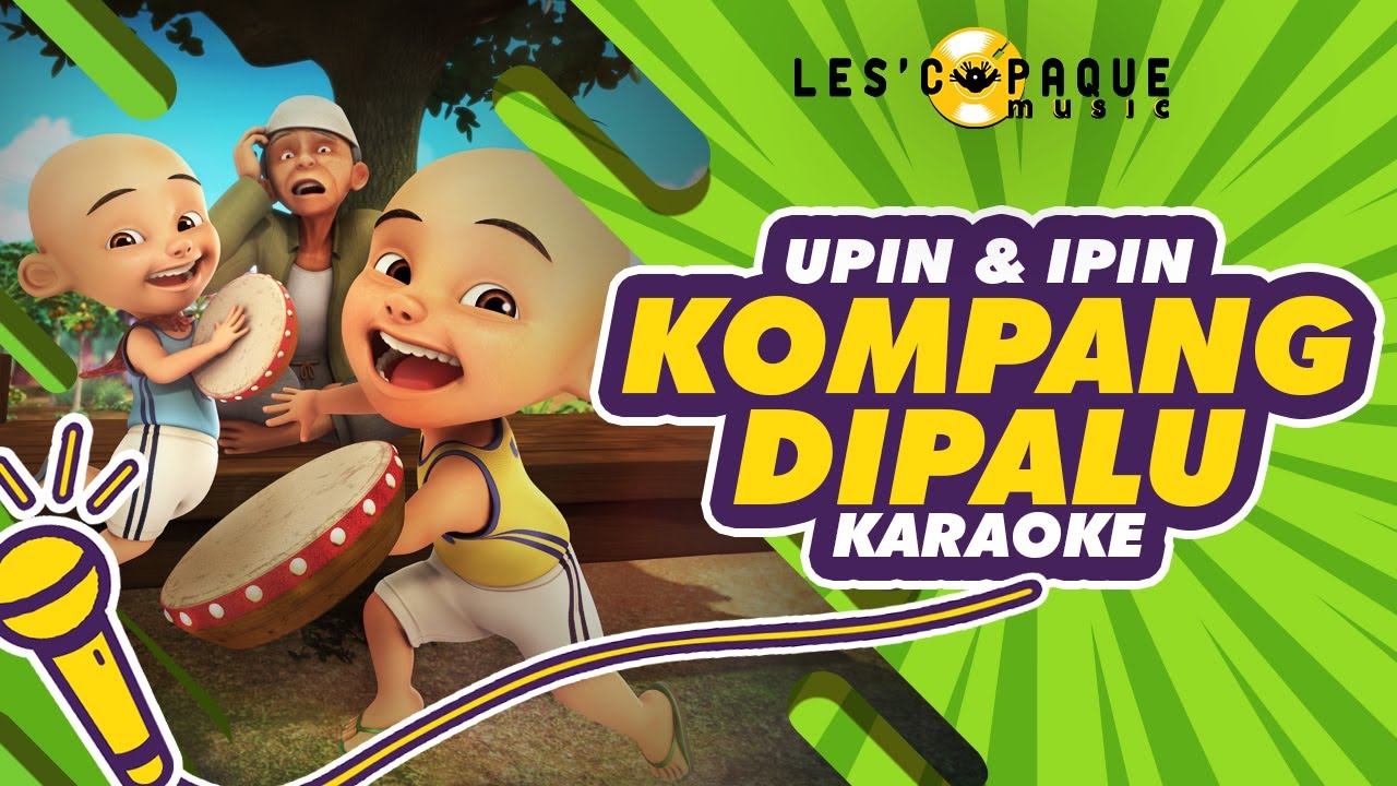 Upin & Ipin - Kompang Dipalu (Karaoke) - YouTube