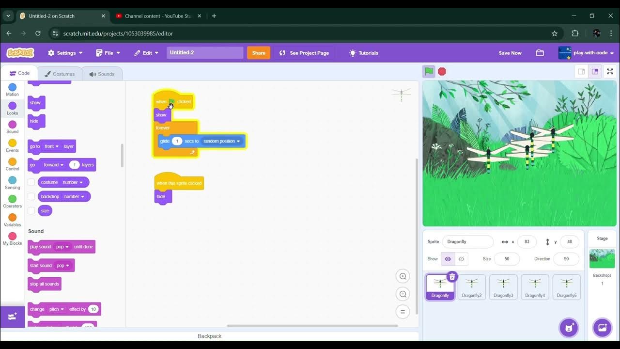how to make clicker game in scratch - YouTube