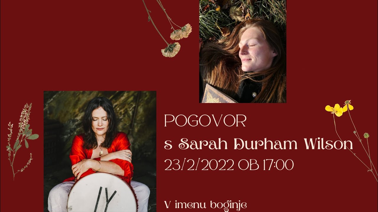 V IMENU BOGINJE s Sarah Durham Wilson - YouTube