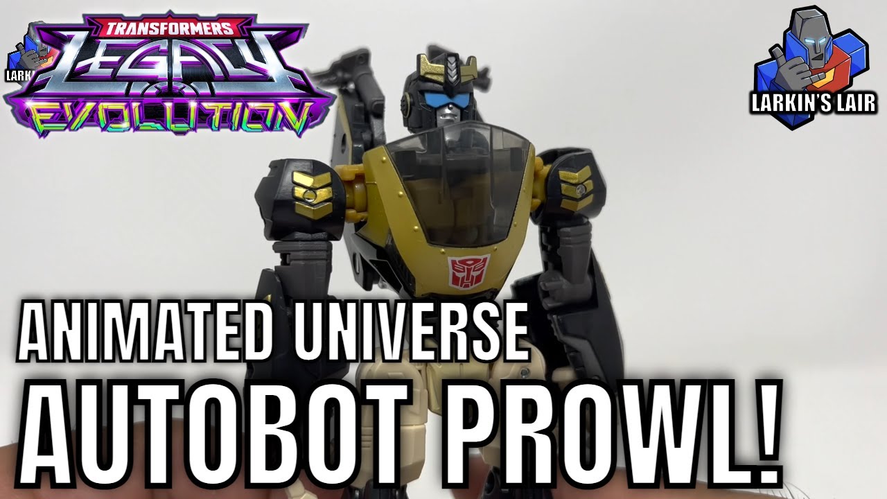 Transformers Legacy Animated Universe Prowl Review, Larkin's Lair - YouTube