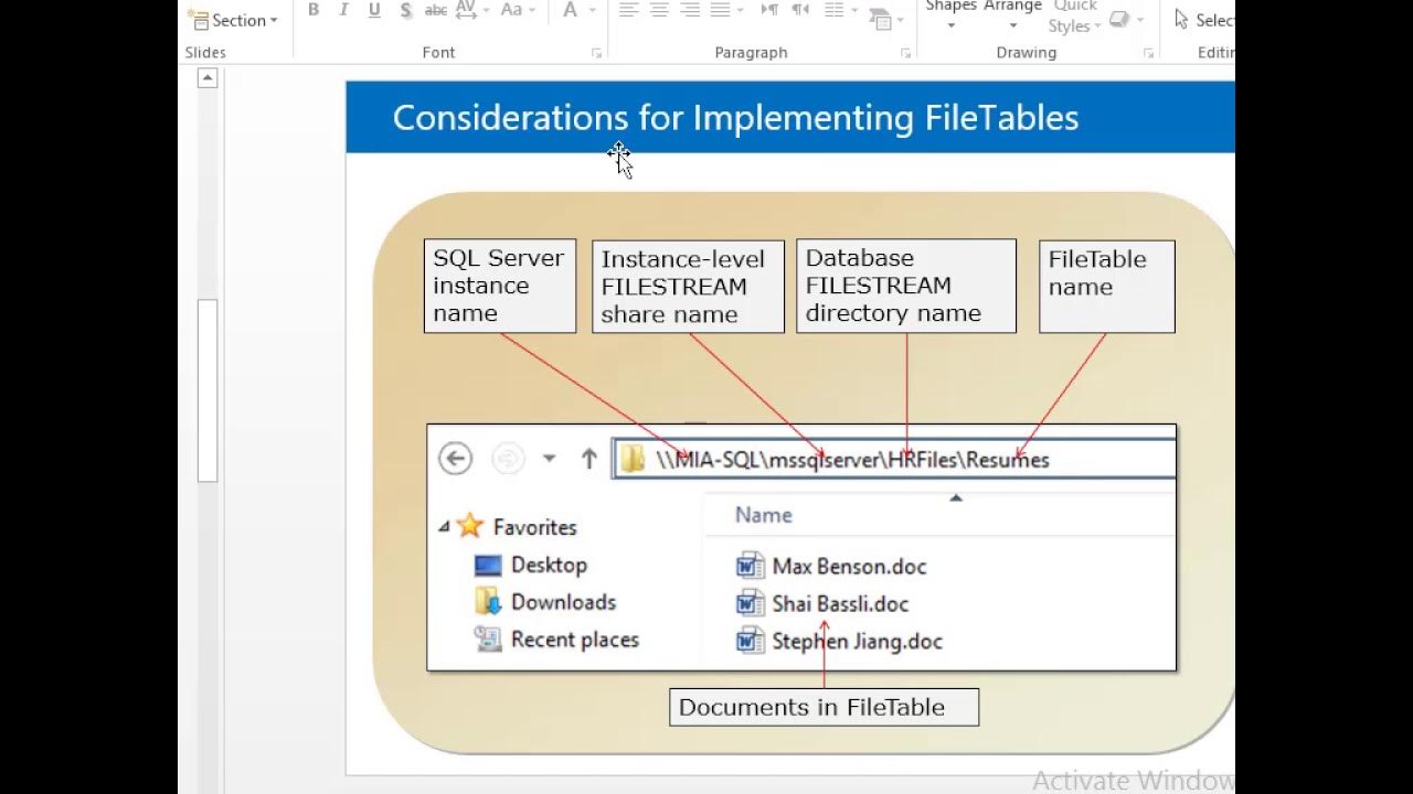 41 Implementing FILESTREAM and FileTables in SQL Server P2 - YouTube