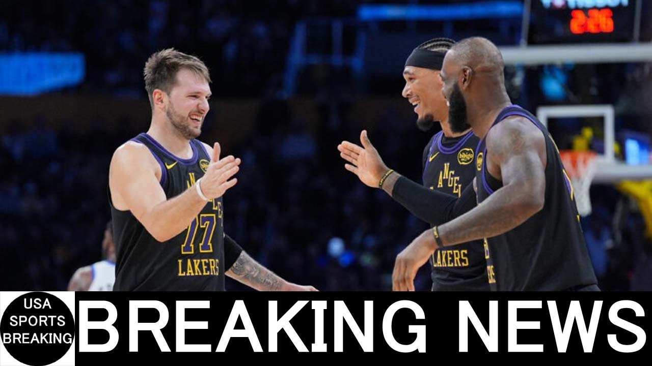 LeBron James Makes Honorable Gesture for Luka Doncic in Lakers Debut ...