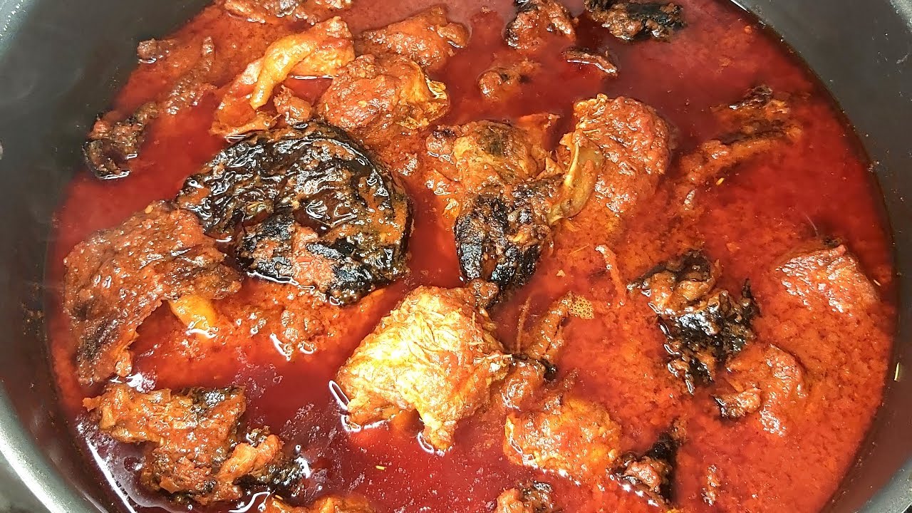 How to cook a perfect Nigeria Stew Recipe |#Bushmeat#chicken#blackfish# ...