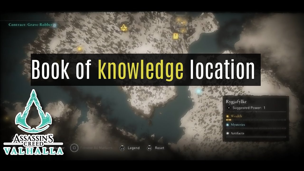 Assassin's creed valhalla - All books of knowledge location in ...