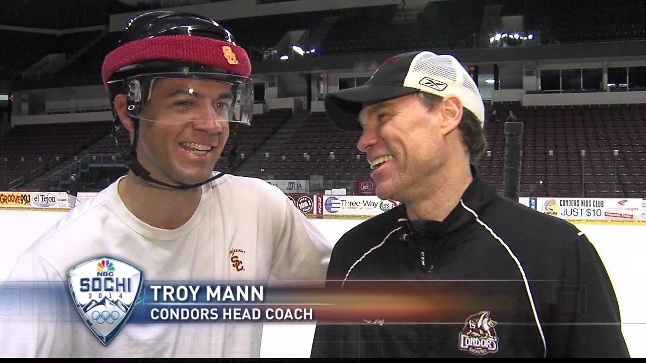 The Mark Haas Bakersfield Winter Olympics: Condors Hockey - YouTube
