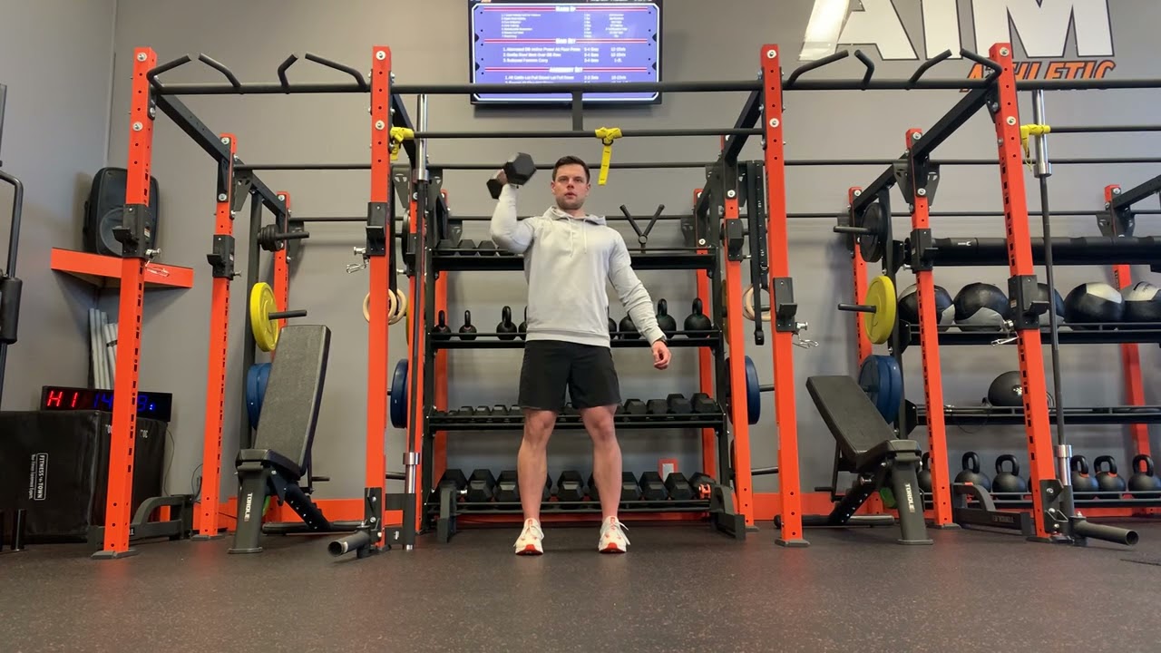 Single Arm Rotational Press - YouTube