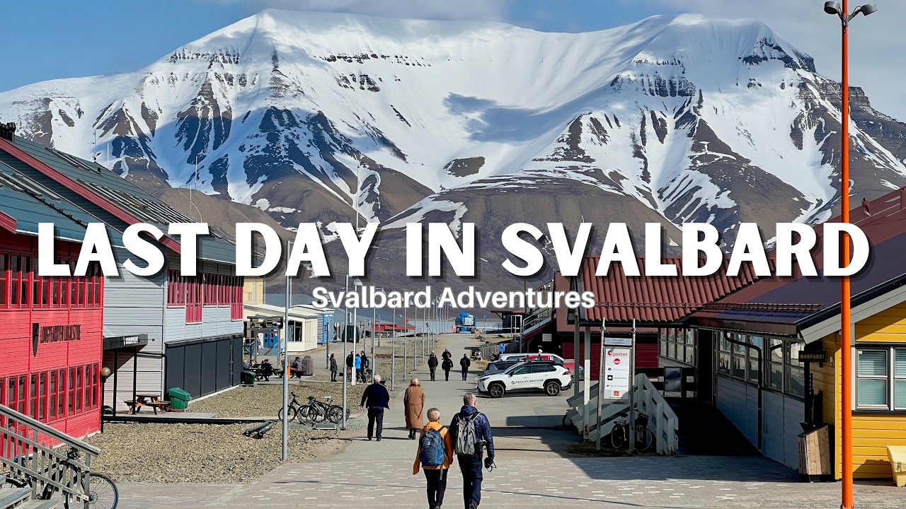 Last day in Longyearbyen Svalbard (Exploring an abandoned coal mine ...