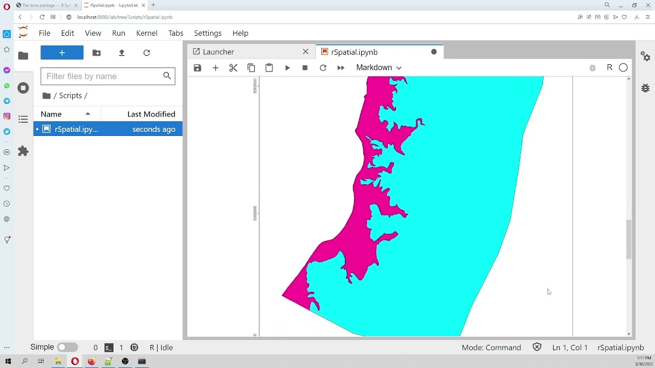How to install the R spatial library Terra on a conda enviroment ...