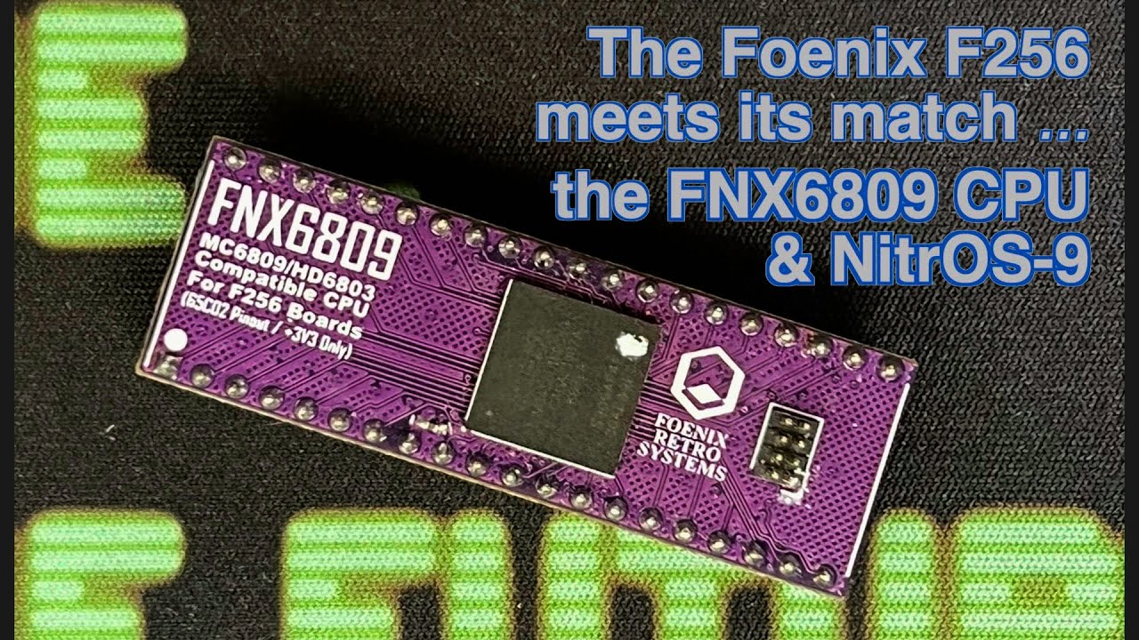 Foenix F256 meets its match - the FNX6809 and a port of NitrOS-9 Level ...
