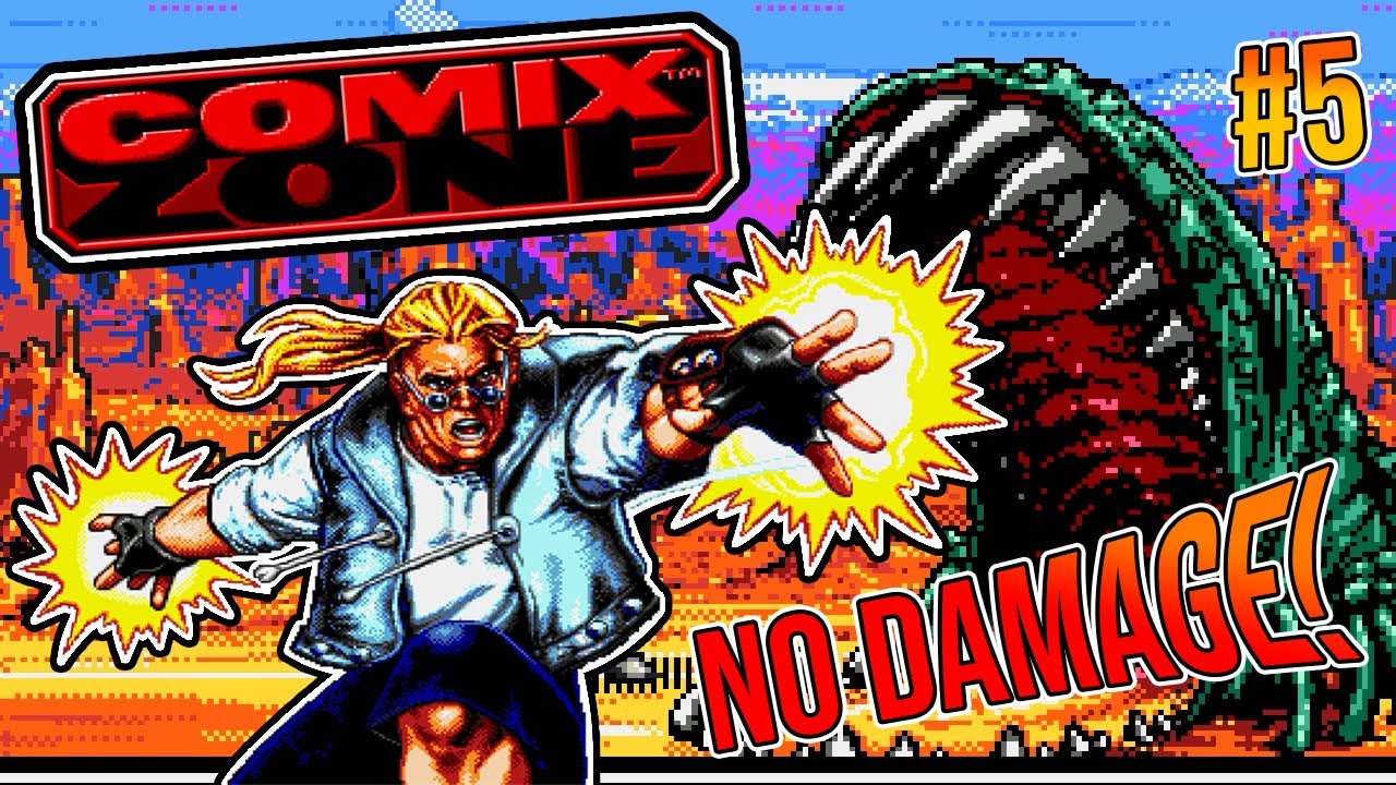 Comix Zone (Sega Genesis) | Level 5 (Full Game) | Walkthrough / Playthrough / Gameplay - YouTube