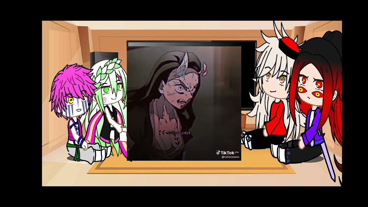 somme upper moons react to nezuko 🥰 #gachaclub - YouTube