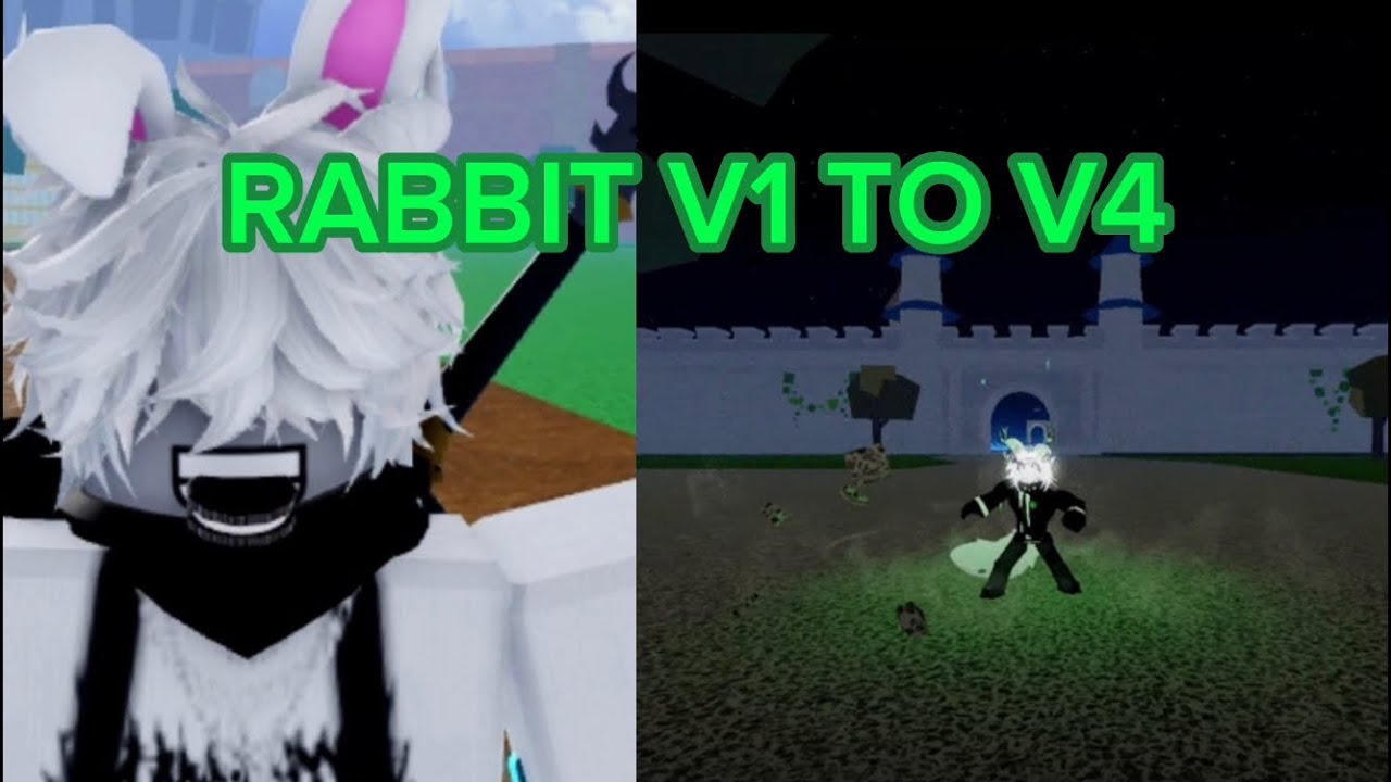 Getting rabbit v1,v2,v3, and v4 in Roblox Blox fruit - YouTube