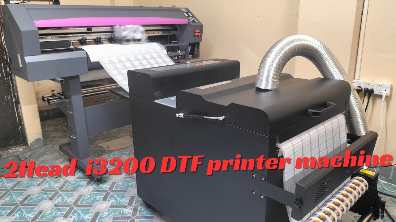 DTF printer machine 2head i3200||Model:DTF-700 - YouTube