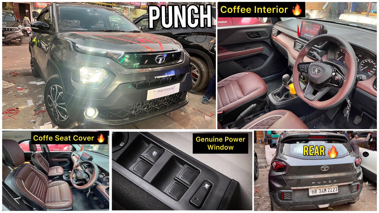 Tata Punch Coffee Edition In Just ₹55K🔥 Tata Punch Pure Modification 🔥 ...