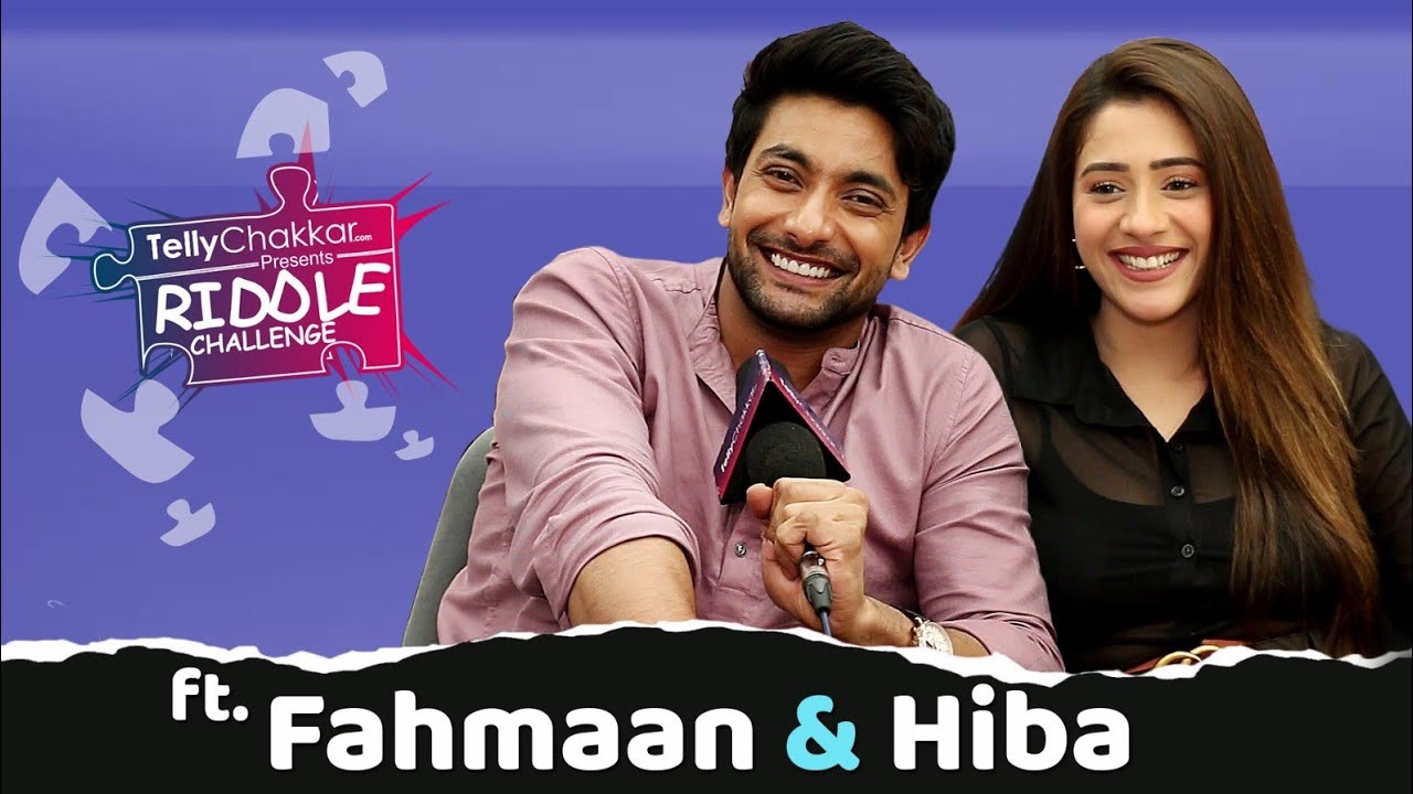 Riddle Challenge Ft. Fahmaan Khan And Hiba Nawab - YouTube