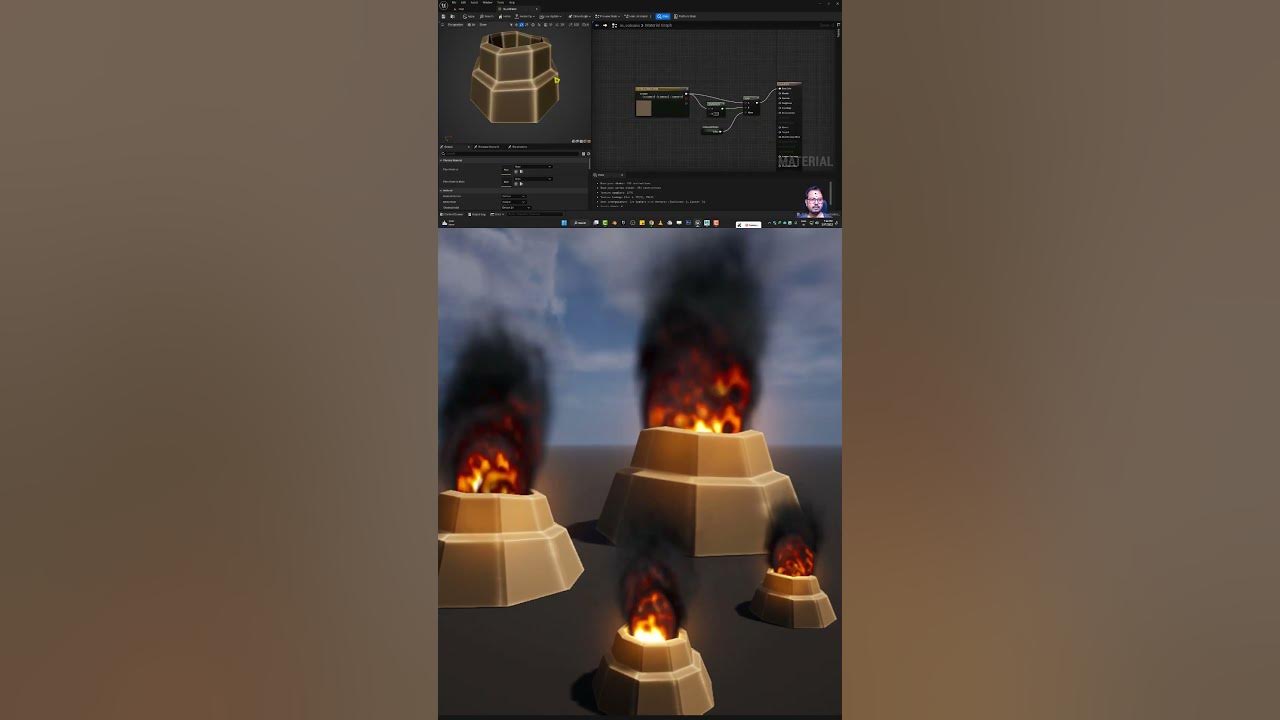 Stylized Volcano in Unreal Engine 5.1 Niagara Tutorial | Download Files @UnrealEngine - YouTube