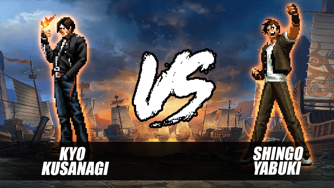 [KOF] Kyo Kusanagi VS Shingo Yabuki - YouTube