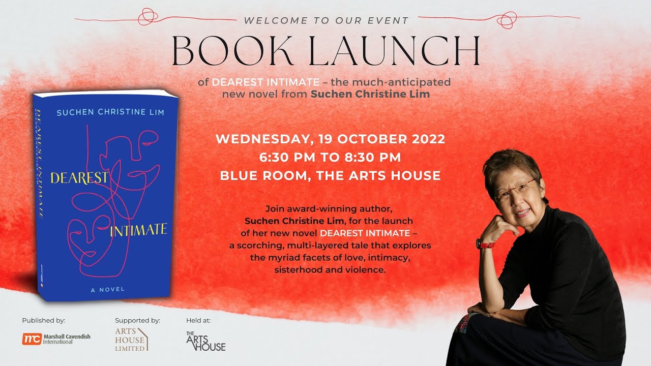 [Book Launch] Highlights from "Dearest Intimate" by Suchen Christine Lim - YouTube
