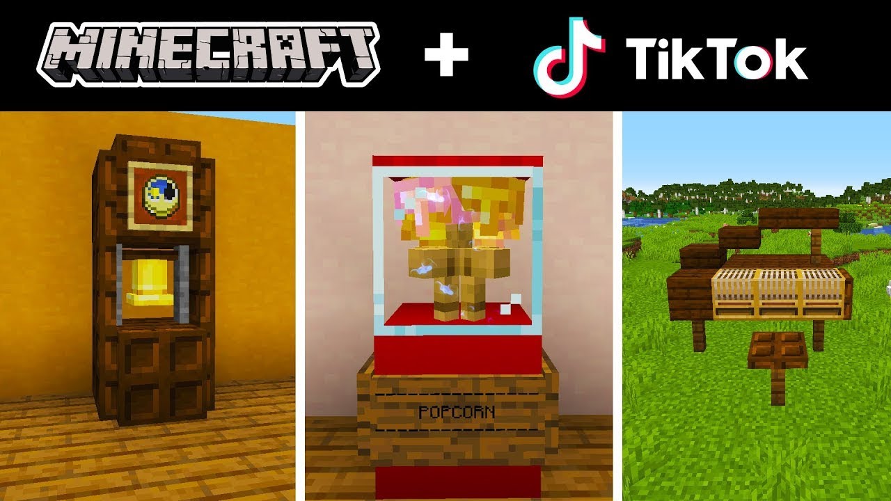 TIK TOK MINECRAFT COMPILATION 7 BEST MOMENTS + FAILS + LAUGHTER + FUNNY ...