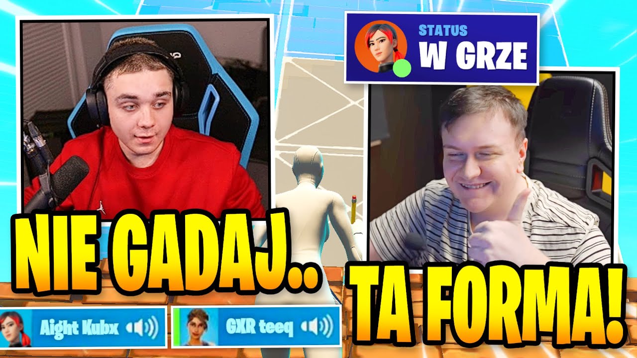 😱 TEEQ JEDNAK *WRÓCI* DO FORTNITE?! TEEQ GRA 1VS1 Z KUBXEM I WRACA DO ...
