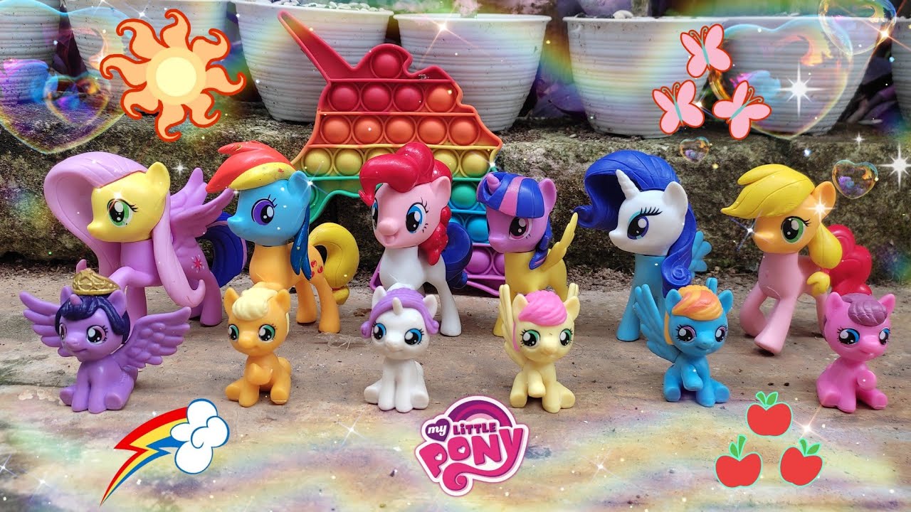 mencocokkan kepala dan badan kuda poni yang tertukar | my little pony ...