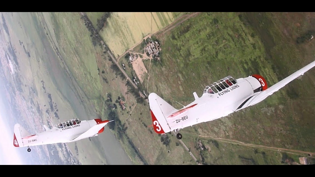 Puma Energy Flying Lions Intro Flight - YouTube