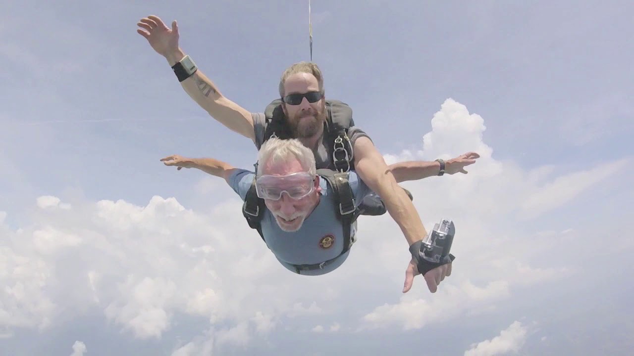 Tandem Skydive | Jerry from Seymour, Tn - YouTube