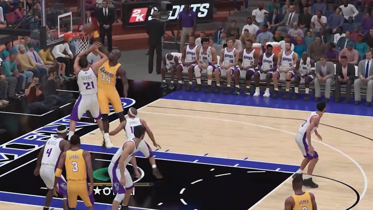 NBA Retro I Lakers VS Kings - YouTube