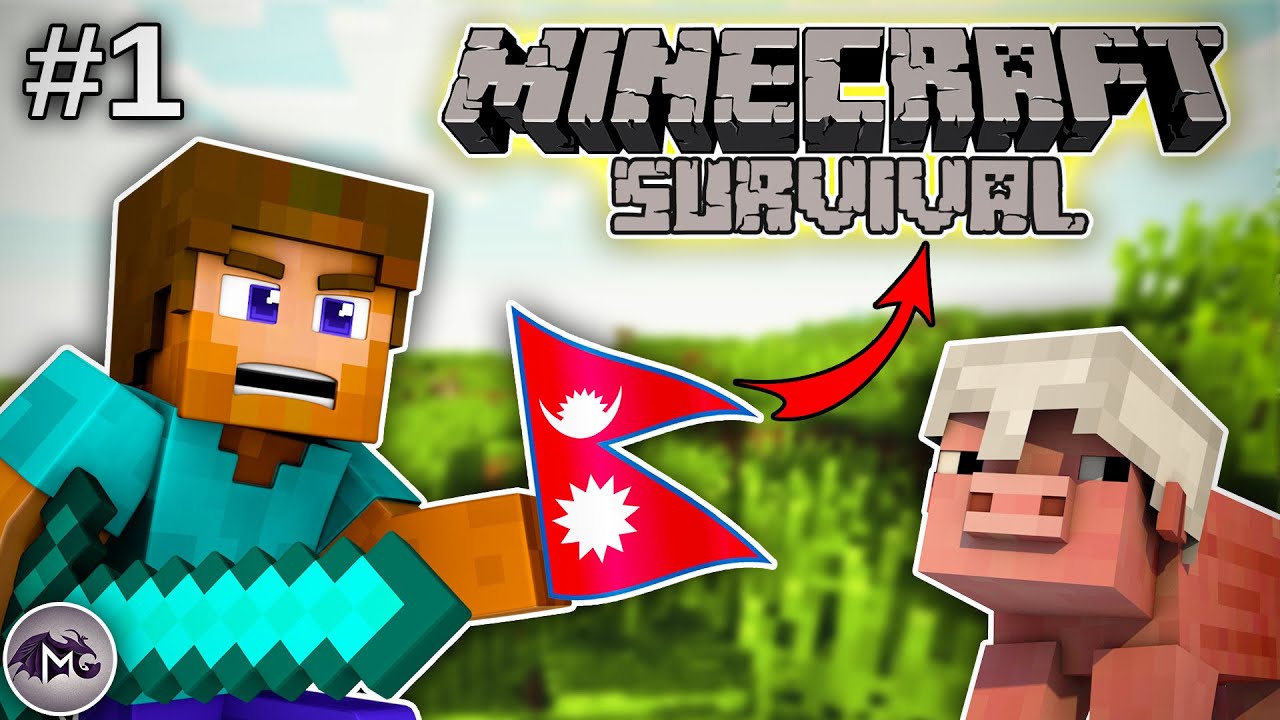 Nepali Minecraft Survival series || Episode 01 || Mystic Gorkha - YouTube