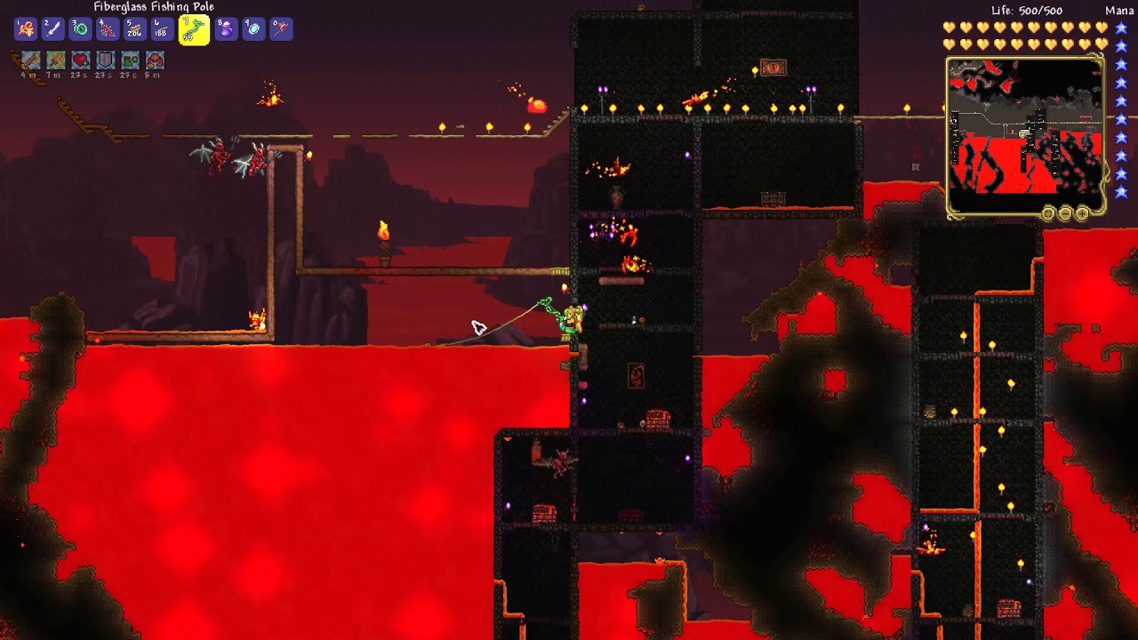 How to get Flarefin Koi - Terraria 1.4 - YouTube