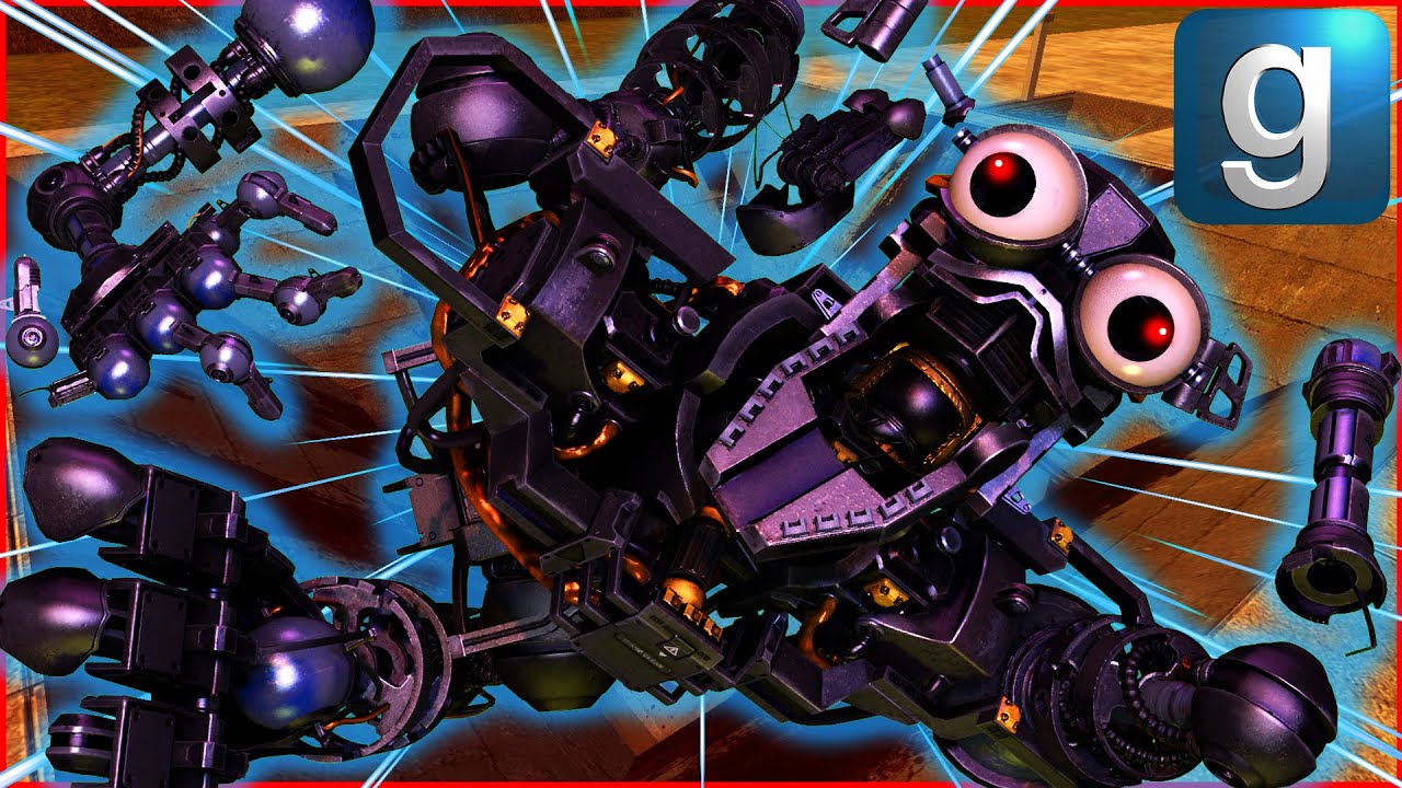 Gmod FNAF | Torturing Security Breach Glamrock Endoskeleton! - YouTube