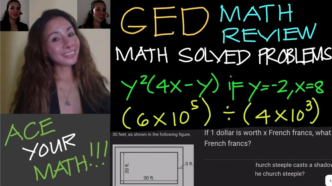 GED Math Review by Jane Maciejewski - YouTube