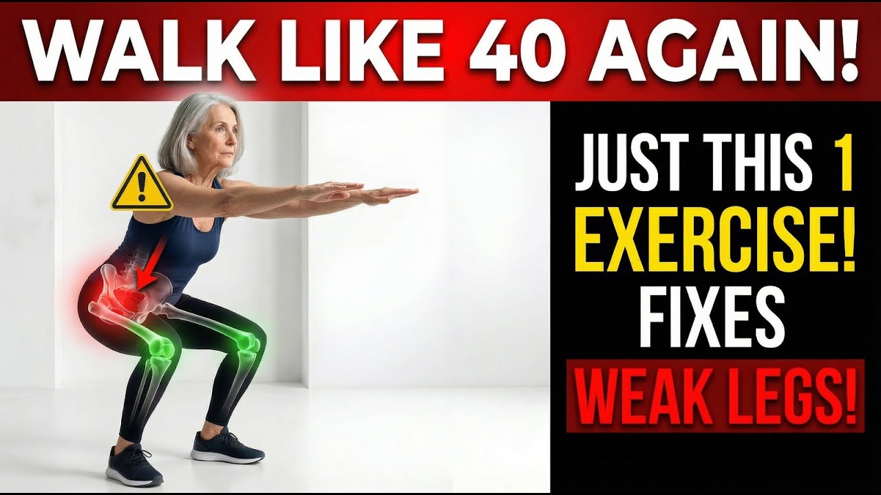 Weak Legs After 60? Restore Strength with 3 Easy Moves - YouTube